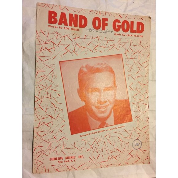 Ludlow Music Inc | Other | Band Of Gold By Bob Musel Jack Taylor Ludlow ...